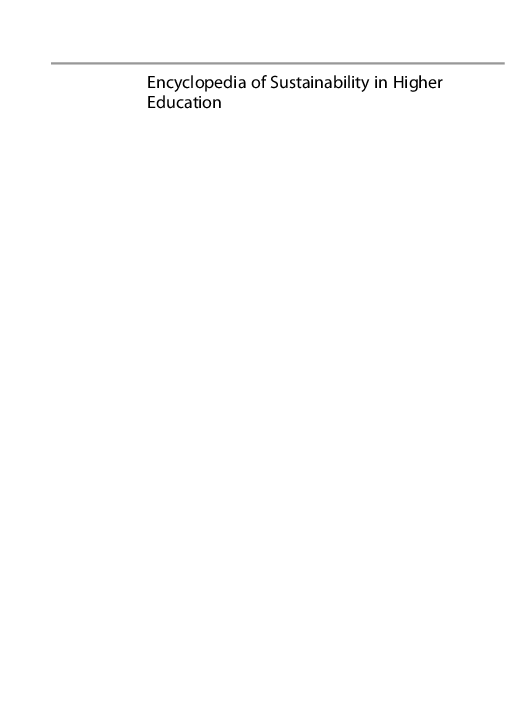 (PDF) Encyclopedia of Sustainability in Higher Education