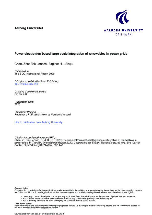 (PDF) Power electronics-based large-scale integration of renewables in power grids | Birgitte ...
