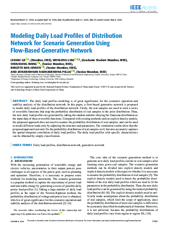 (PDF) Modeling Daily Load Profiles of Distribution Network for Scenario ...