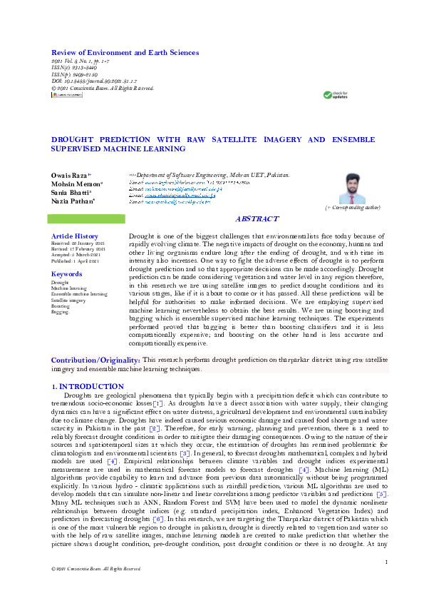 (PDF) Drought Prediction with Raw Satellite Imagery and Ensemble Supervised Machine Learning