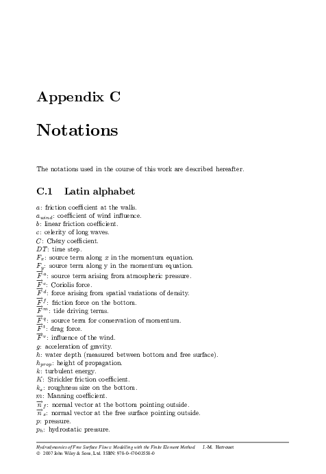 (PDF) Appendix C: Notations