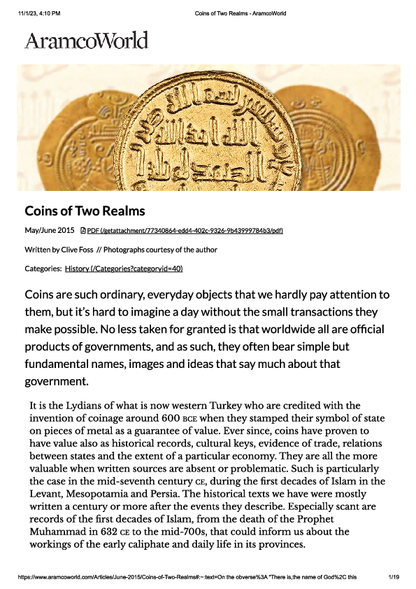 (PDF) Coins of Two Realms