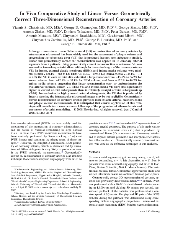 (PDF) In Vivo Comparative Study of Linear Versus Geometrically Correct Three-Dimensional ...