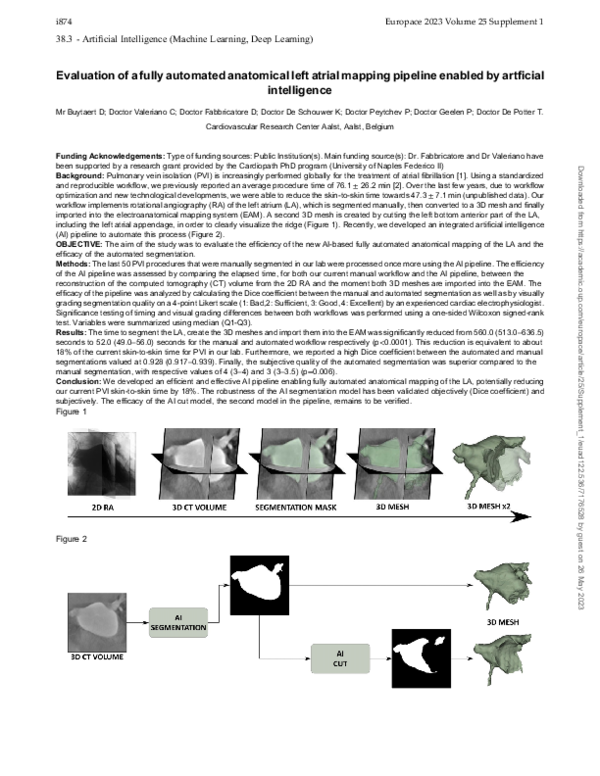 (PDF) Evaluation of a fully automated anatomical left atrial mapping ...