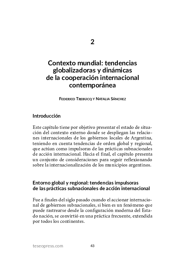 (PDF) Contexto mundial: tendencias globalizadoras y dinámicas de la ...