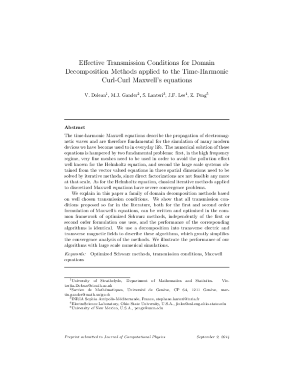 (PDF) Effective transmission conditions for domain decomposition methods applied to the time ...