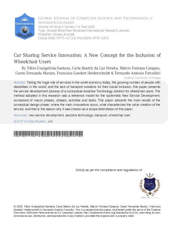 (PDF) Car Sharing Service Innovation: A New Concept for the Inclusion ...