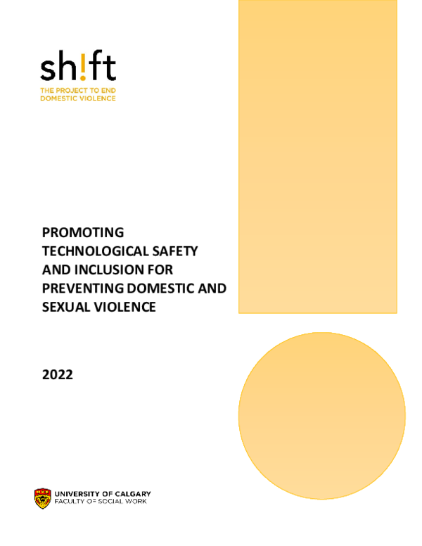 (PDF) Promoting technological safety and inclusion for preventing ...
