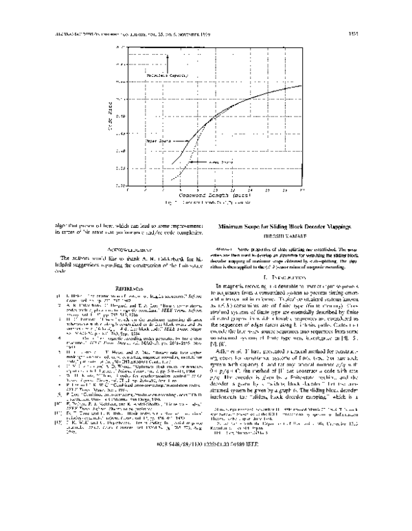 (PDF) Minimum scope for sliding block decoder mappings