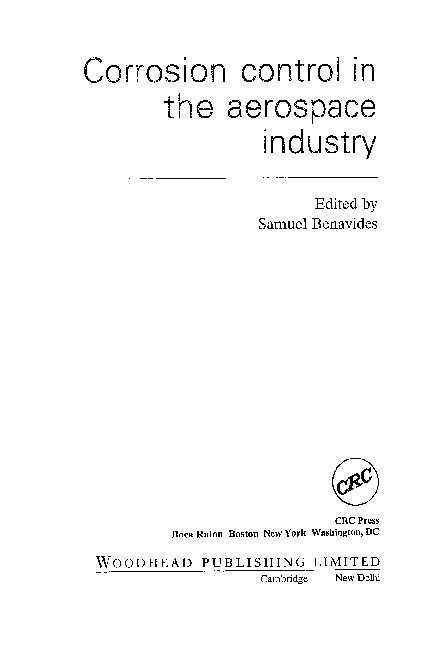 (PDF) Corrosion control in the aerospace industry