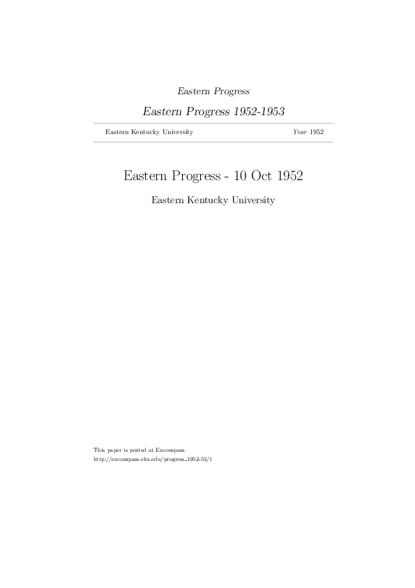 (PDF) Eastern Progress Eastern Progress