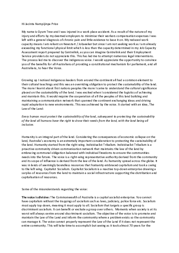 (PDF) Open Letter to Jacinta