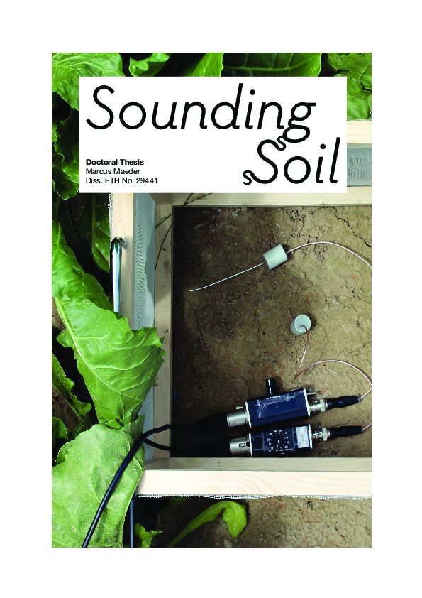 (PDF) Sounding Soil