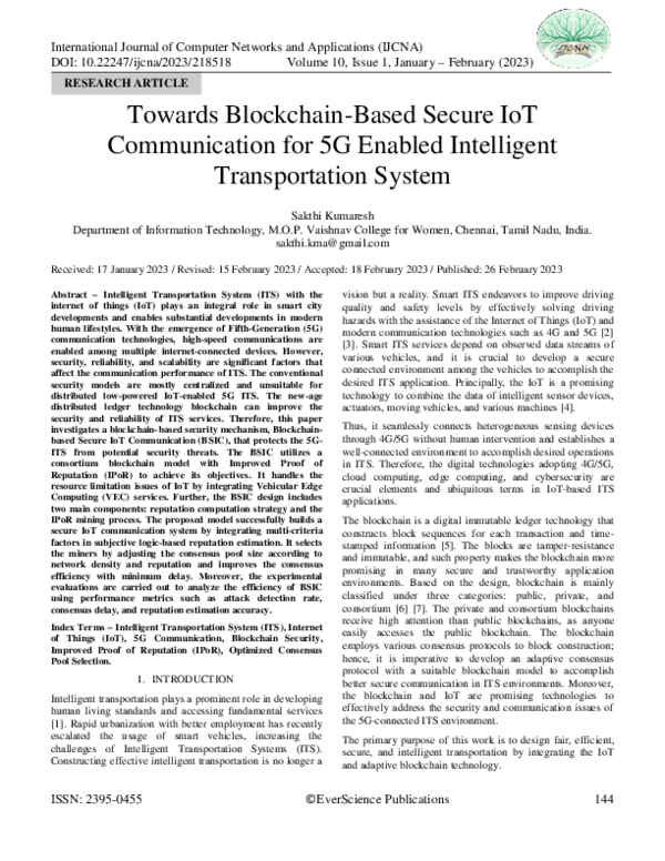 (PDF) Towards Blockchain-Based Secure IoT Communication for 5G Enabled ... (PDF) Towards Blockchain-Based Secure IoT Communication for 5G Enabled ...
