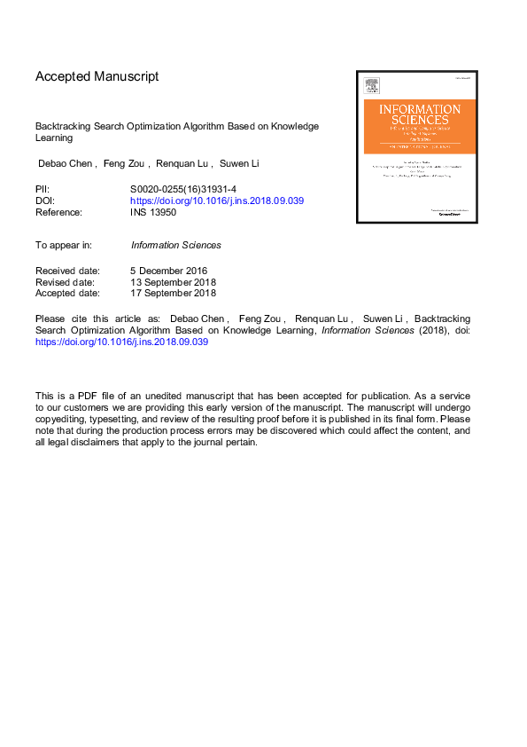 Pdf Backtracking Search Optimization Algorithm Based Approach To Pid 7157