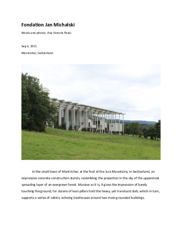 (PDF) Fondation Jan Michalski