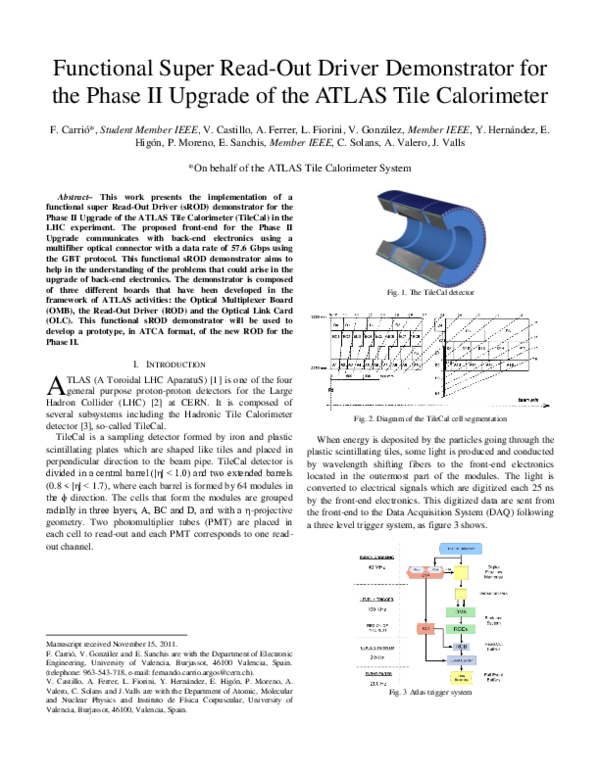 (PDF) Functional super Read-Out Driver demonstrator for the Phase II ...