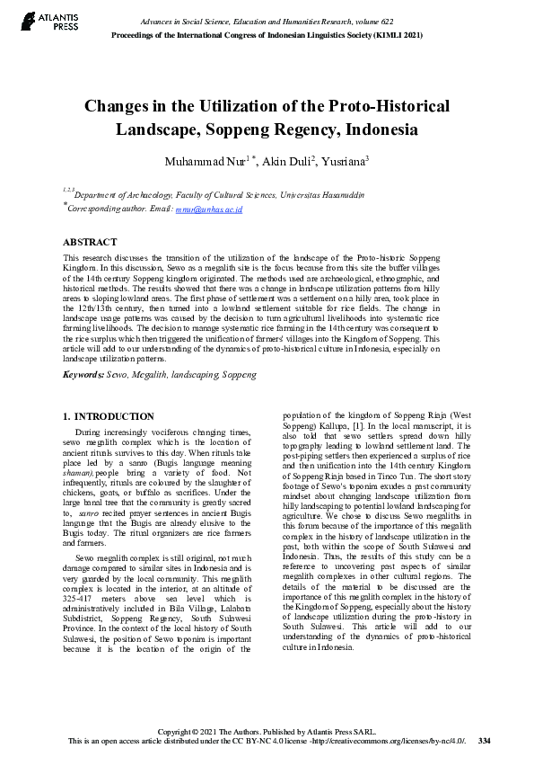 (PDF) Changes in the Utilization of the Proto-Historical Landscape ...