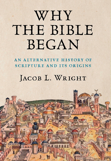 (PDF) New Book: WHY THE BIBLE BEGAN