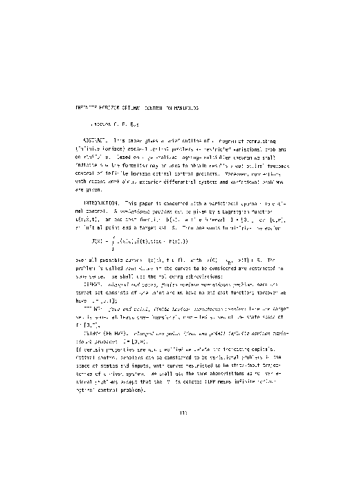 (PDF) Infinite horizon optimal control on manifolds