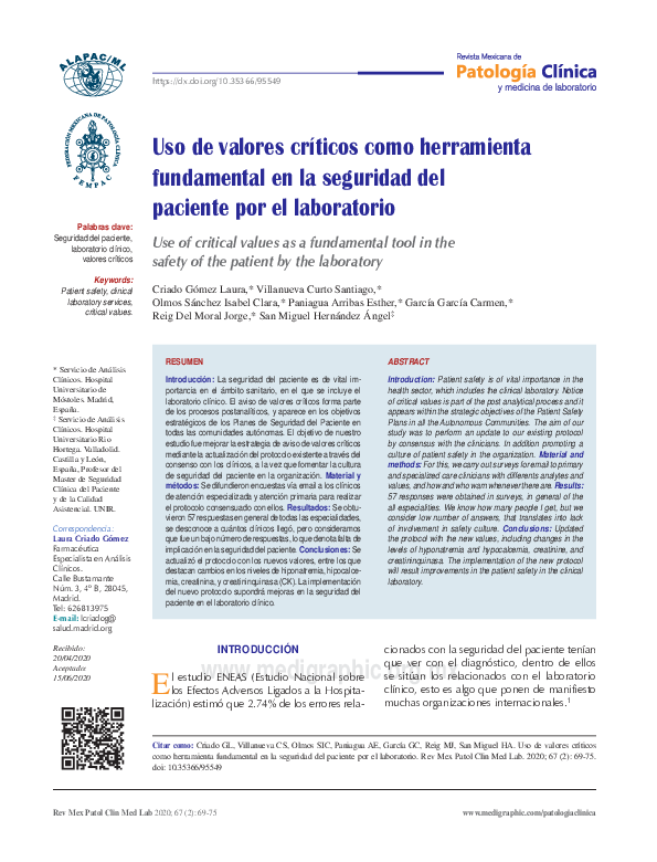 (PDF) Uso de valores críticos como herramienta fundamental en la ...