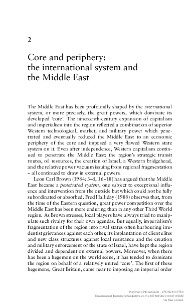 (PDF) Core and periphery
