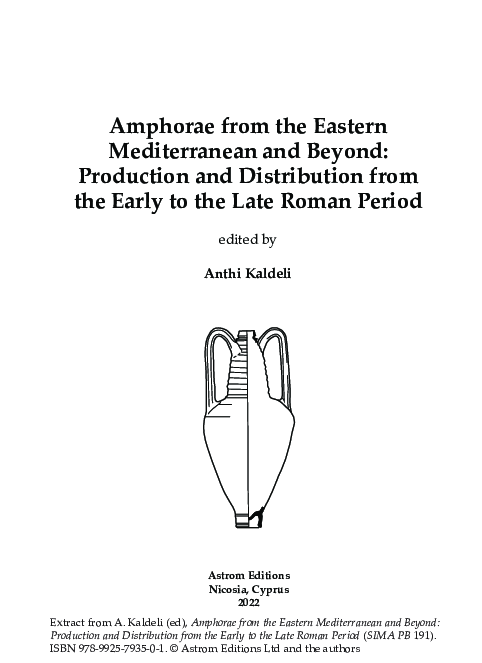 (PDF) S.Vnukov. Late Heraclean narrow-necked amphorae (typology ...