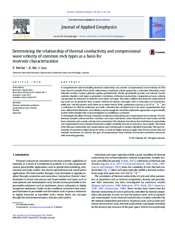 (PDF) Determining the relationship of thermal conductivity and ...
