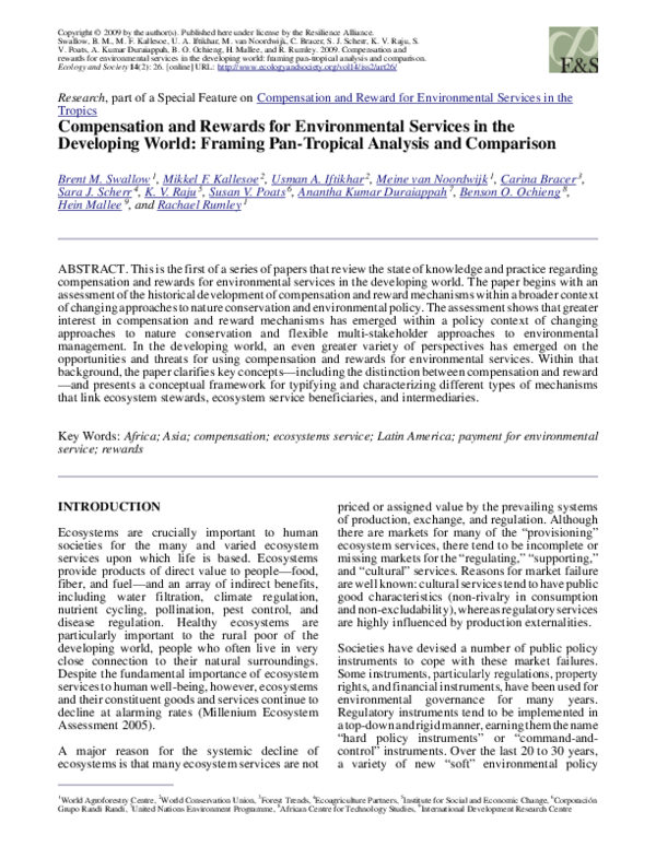 (PDF) Research, part of a Special Feature on Compensation and Reward ...