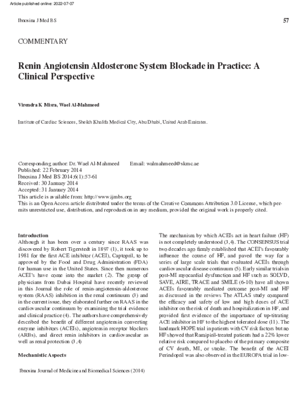 Renin-angiotensin-aldosterone system blockade in high-risk hypertensive ...