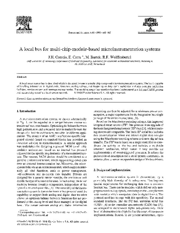 (PDF) A local bus for multi-chip-module-based microinstrumentation systems