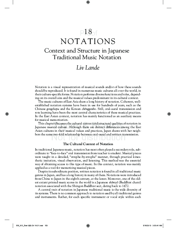(PDF) Notations: Context and Structure in Japanese Traditional Music ...