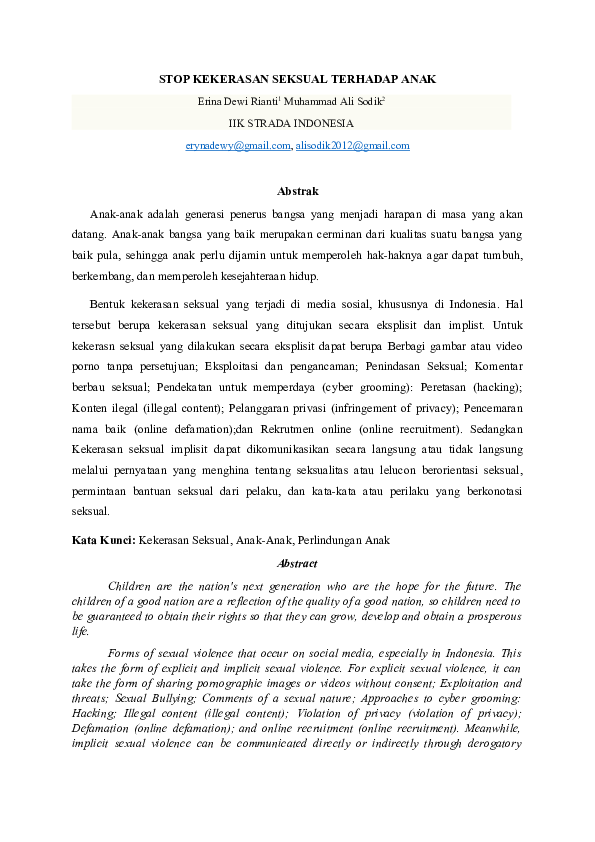 (DOC) STOP KEKERASAN SEKSUAL TERHADAP ANAK