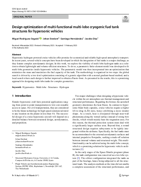 (PDF) Design optimization of multi-functional multi-lobe cryogenic fuel ...