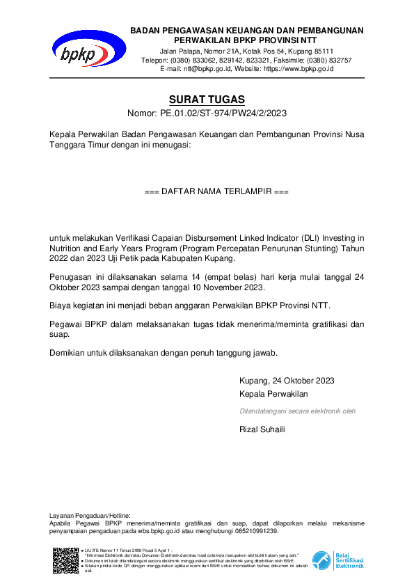 (PDF) BADAN PENGAWASAN KEUANGAN DAN PEMBANGUNAN PERWAKILAN BPKP ... (PDF) BADAN PENGAWASAN KEUANGAN DAN PEMBANGUNAN PERWAKILAN BPKP ...
