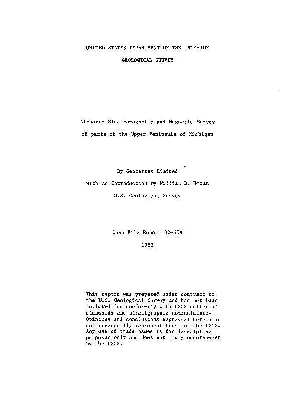 (PDF) Airborne electromagnetic and magnetic survey of parts of the ...