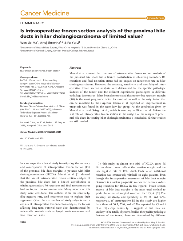 (PDF) Is intraoperative frozen section analysis of pelvic lymph nodes ...