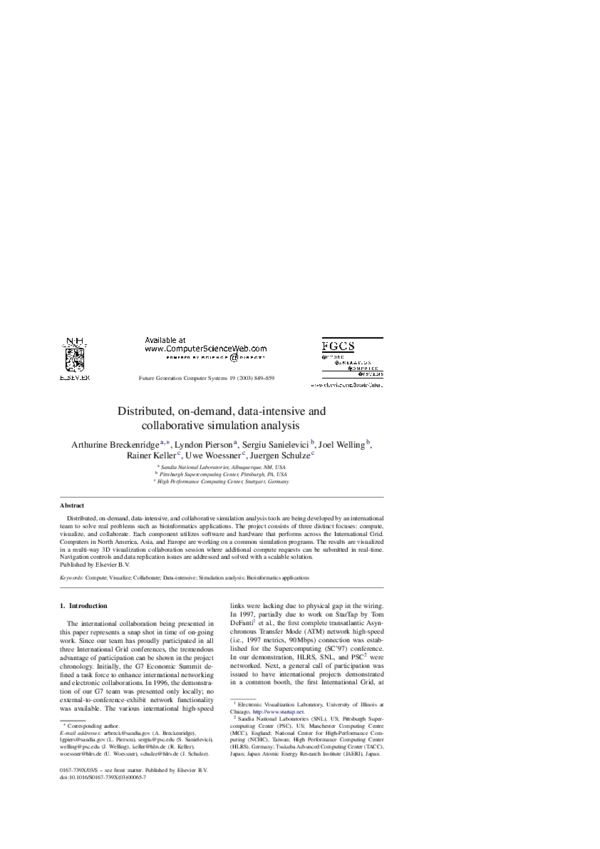 (PDF) Collaborative Data-Intensive Simulation Analysis