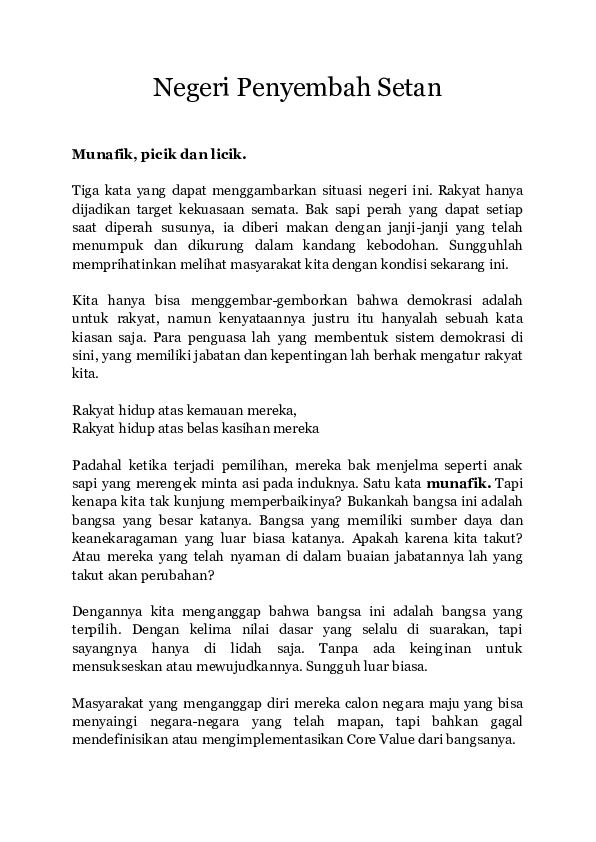(PDF) Negeri Penyembah Setan