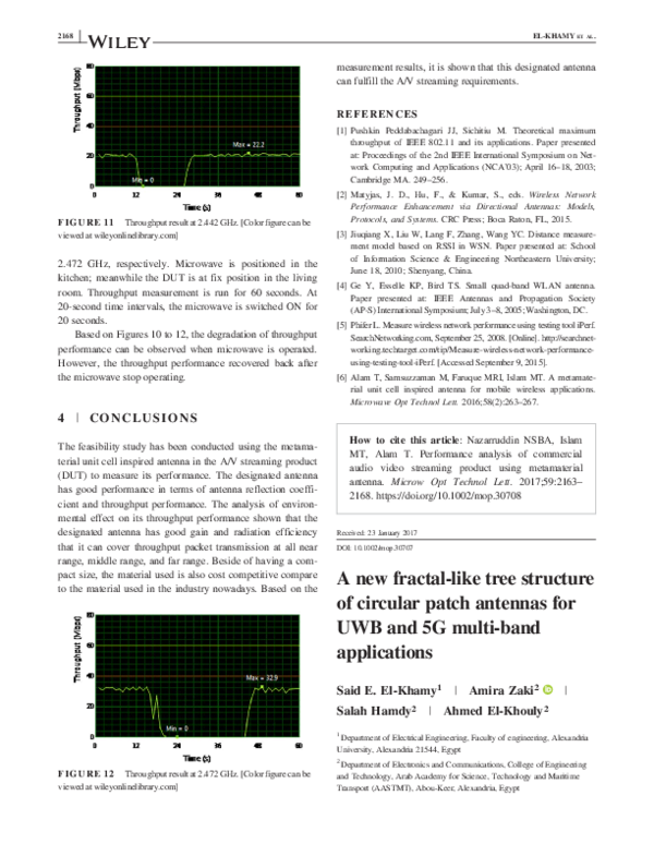 (PDF) A new fractal-like tree structure of circular patch antennas for ...