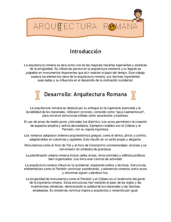 (PDF) ARQUITECTURA ROMANA y MEDIAVAL pedroangelcch