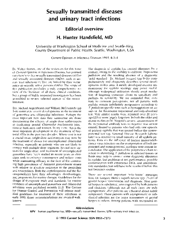 (PDF) Sexually transmitted diseases and urinary tract infections ...