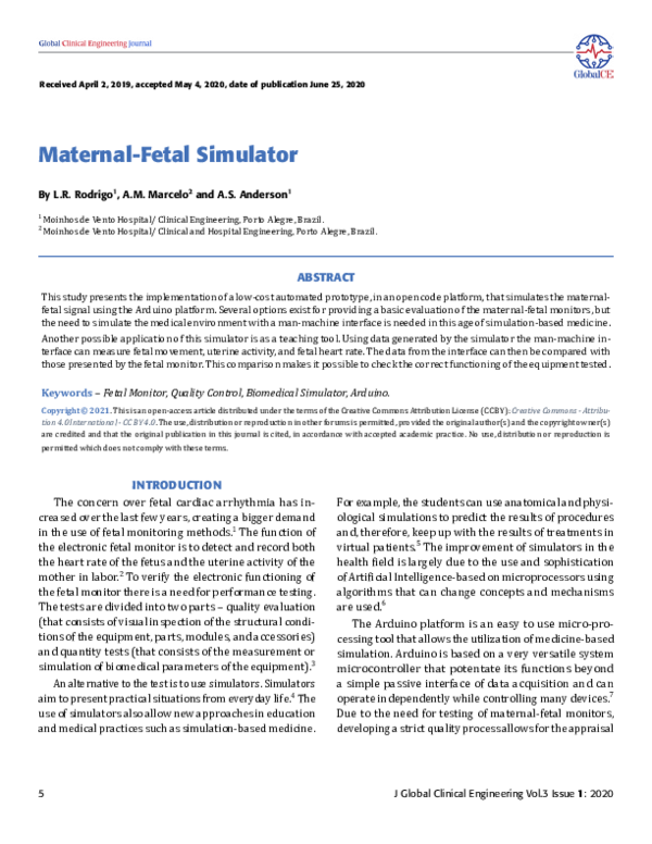 (PDF) Maternal Fetal Simulator | Anderson Santos - Academia.edu