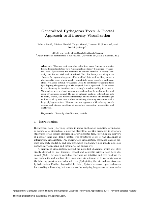 (PDF) Generalized Pythagoras Trees: A Fractal Approach to Hierarchy ...