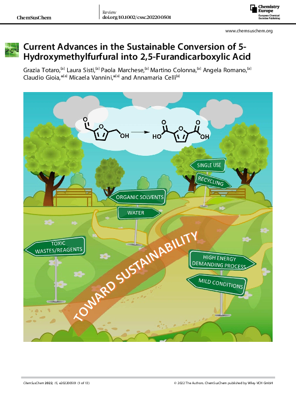 (PDF) Current Advances in the Sustainable Conversion of 5 ...