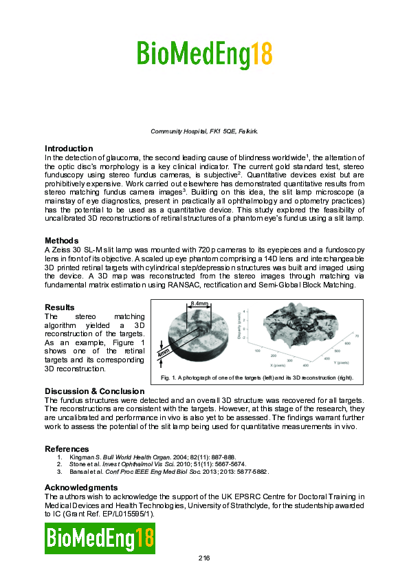 (PDF) 3D reconstruction of the fundus of a phantom eye through stereo ...