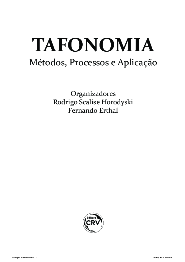 (PDF) Tafonomia de microfósseis de parede orgânica
