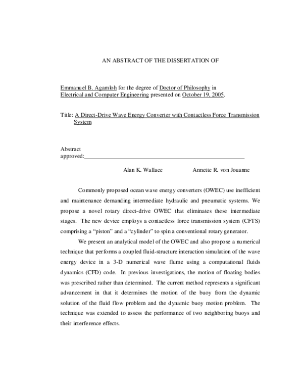 (PDF) A direct-drive wave energy converter with contactless force ...