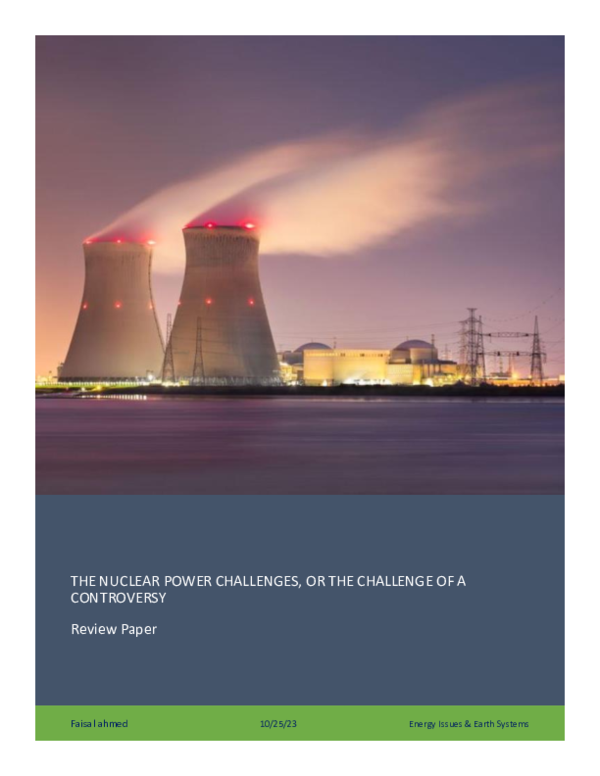 (PDF) THE NUCLEAR POWER CHALLENGES, OR THE CHALLENGE OF A CONTROVERSY