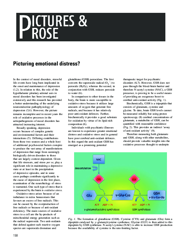 (PDF) Picturing emotional distress?